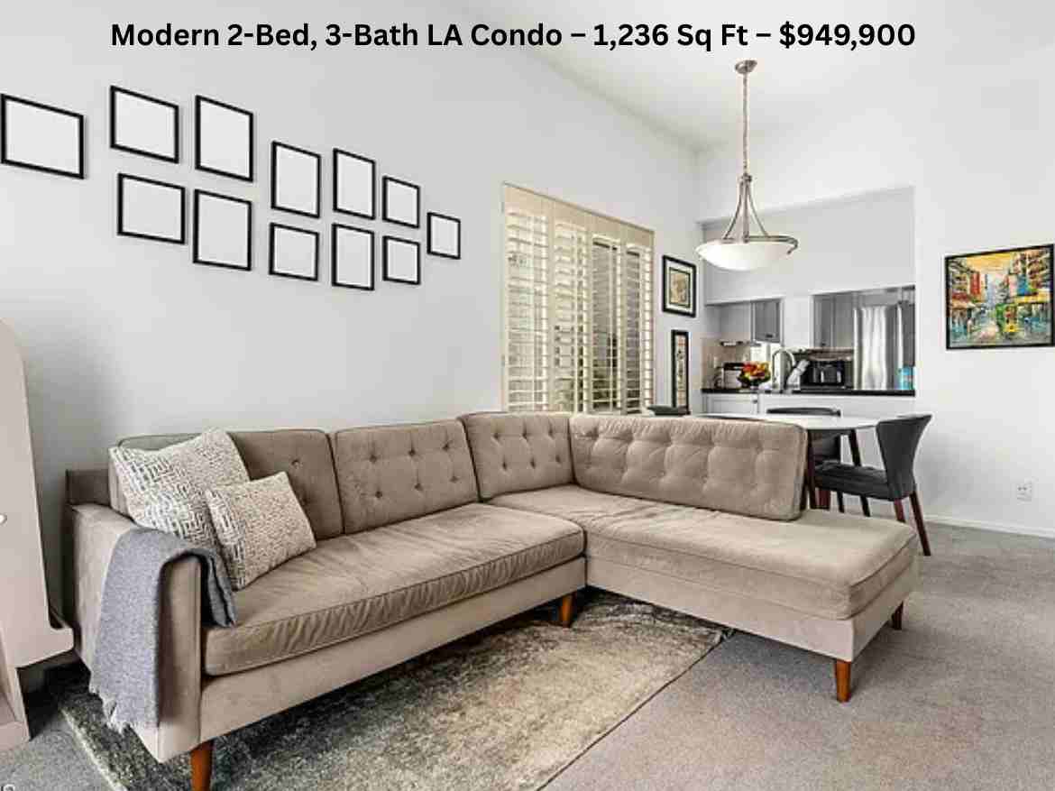 Modern 2-Bed, 3-Bath LA Condo – 1,236 Sq Ft – $949,900